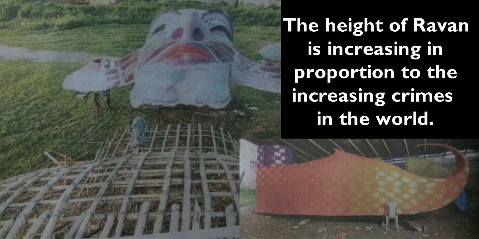 This Panchkula Effigy Of 210 Feet Ravan Is Tallest In The World.