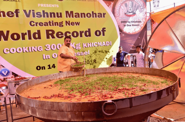 Chef Vishnu Manohar In Nagpur Attempts World Record For Making 3000 Kg ...