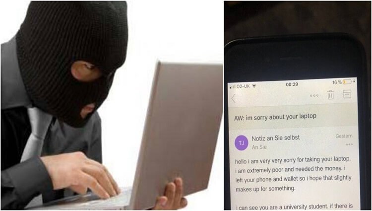 Thief Steals Student Laptop, Writes Emotional And Apologetic Letter Is ...