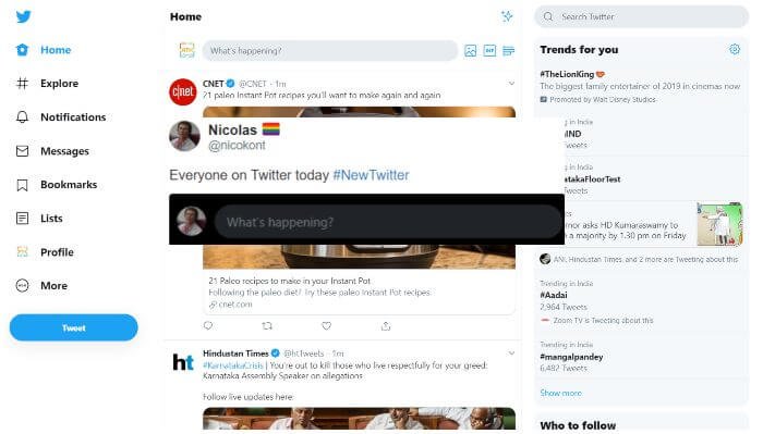 Twitter Design : No One Is Happy With The New And You Can't Opt Out